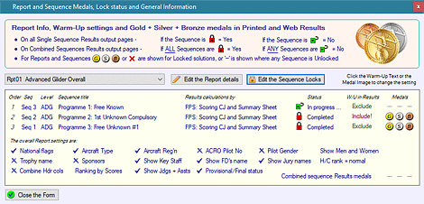 Printing Contest Results Reports
